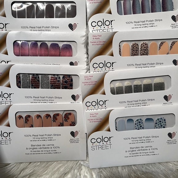 Color Street | Makeup | Color Street Multi Color 8 Pack All Patterns Are In Pictures And Listed ...